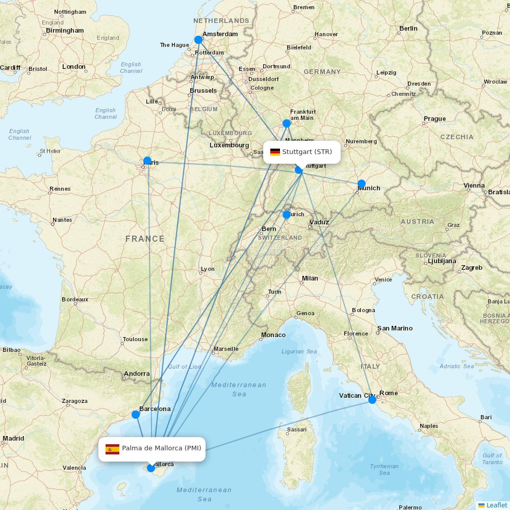 Eurowings routes 2025 – interactive map with all flights - Flight Routes