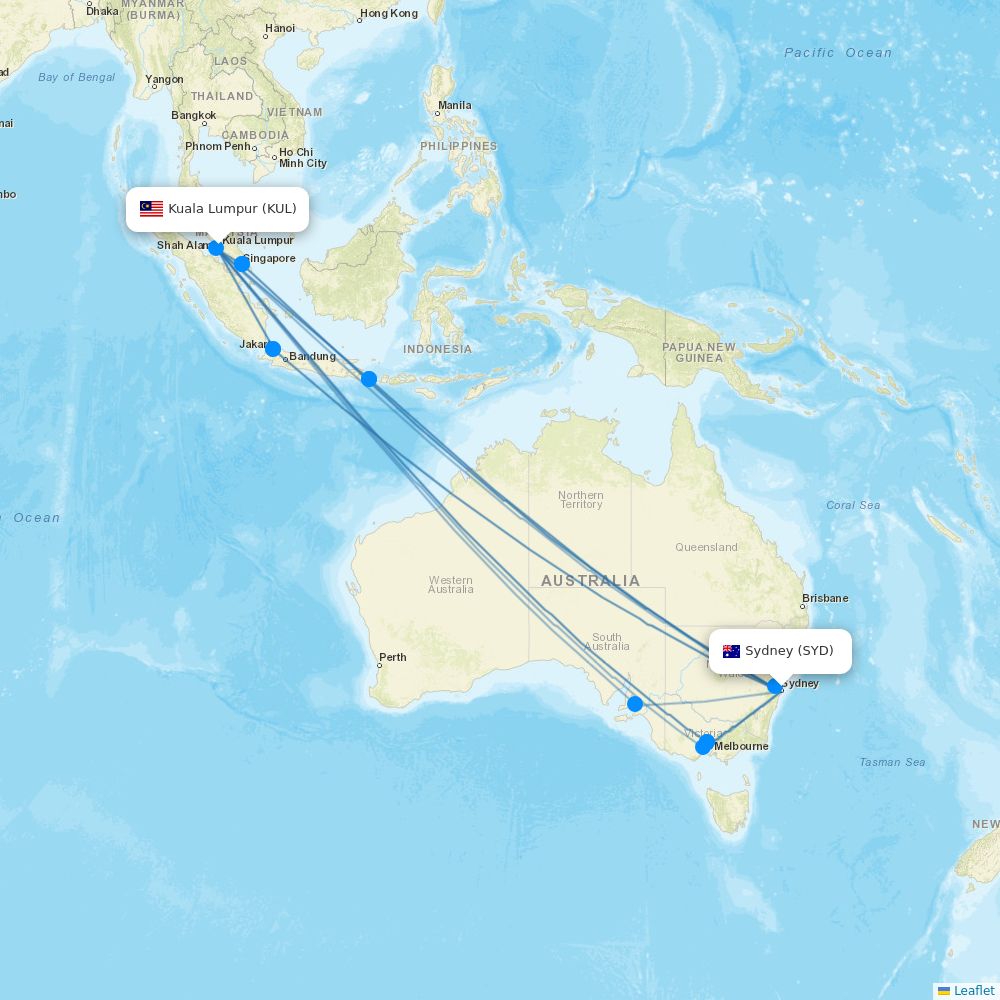 AirAsia X routes 2025 – map with all flights - Flight Routes