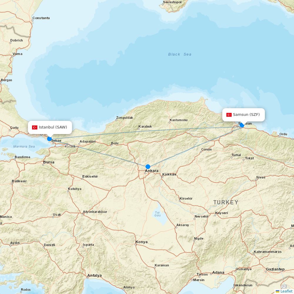 Pegasus Airlines routes 2026 – map with all flights - Flight Routes