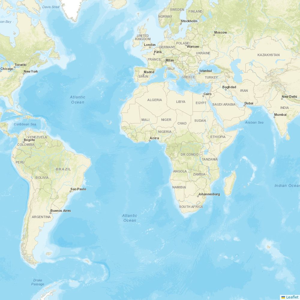 Atlantis Armenian Airlines routes (TD) 2025, map - Flight Routes