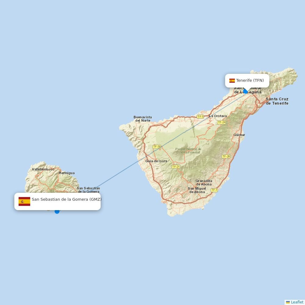 Binter Canarias routes 2025 – map with all flights - Flight Routes