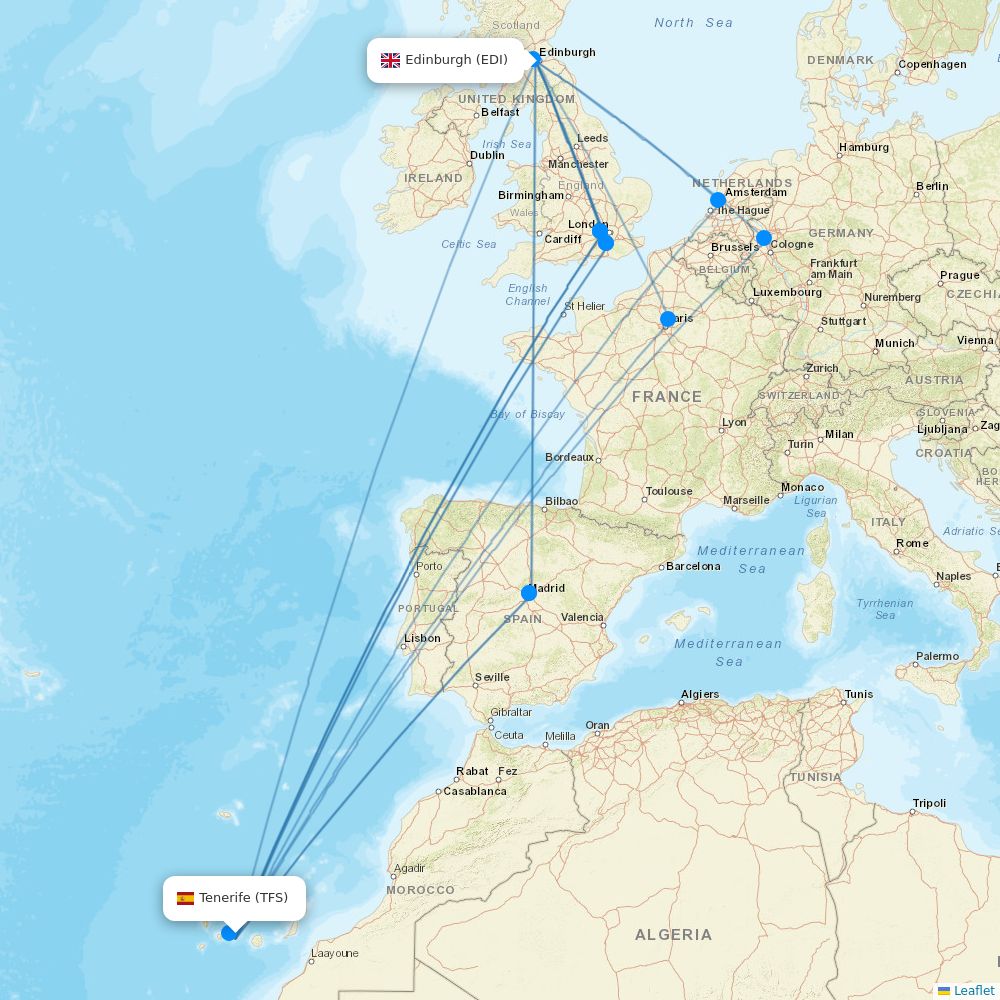 Jet2 routes 2025 – interactive map with all flights - Flight Routes