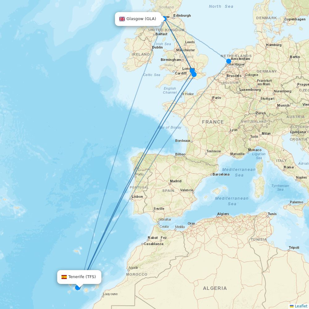 Jet2 routes 2025 – interactive map with all flights - Flight Routes