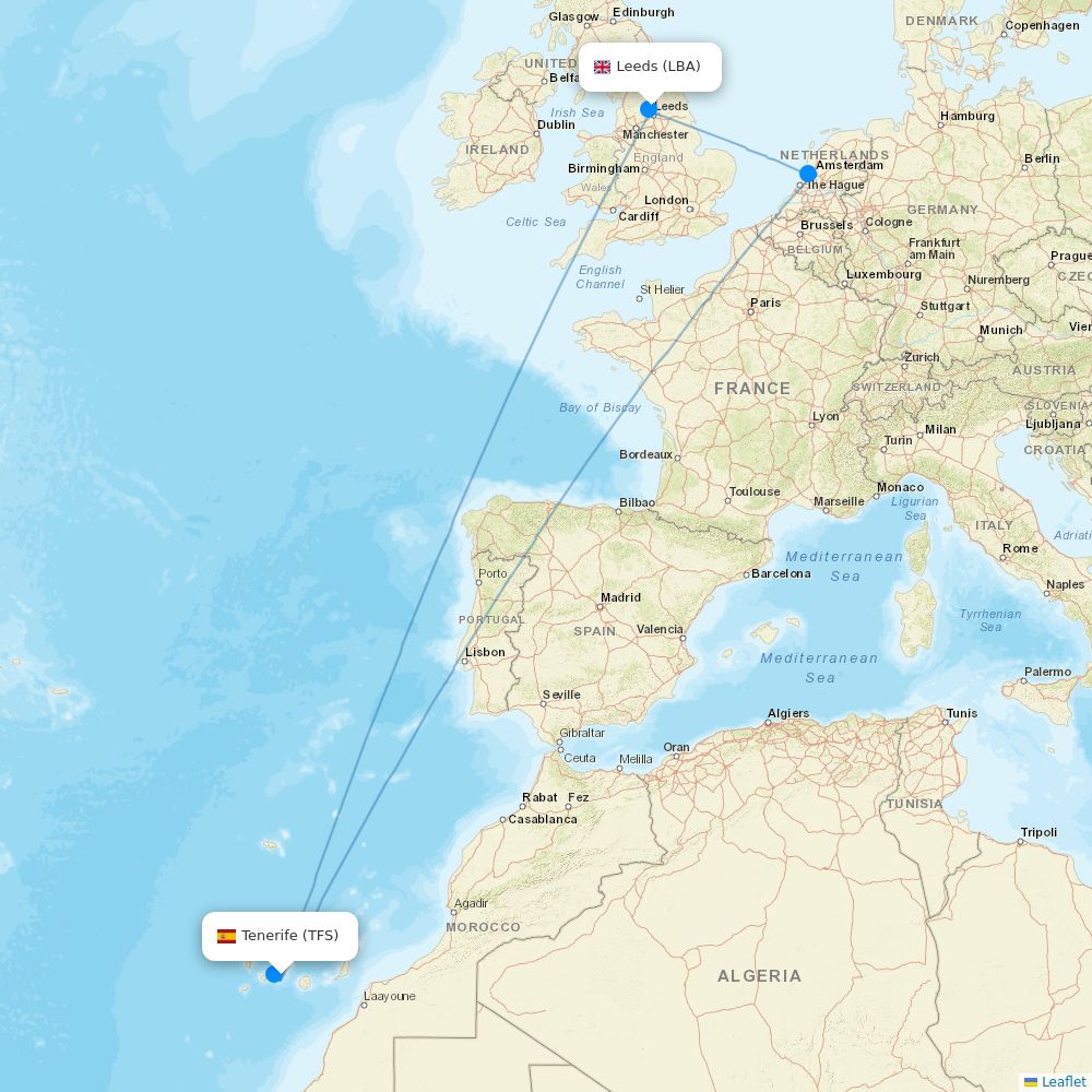 Jet2 routes 2025 – interactive map with all flights - Flight Routes