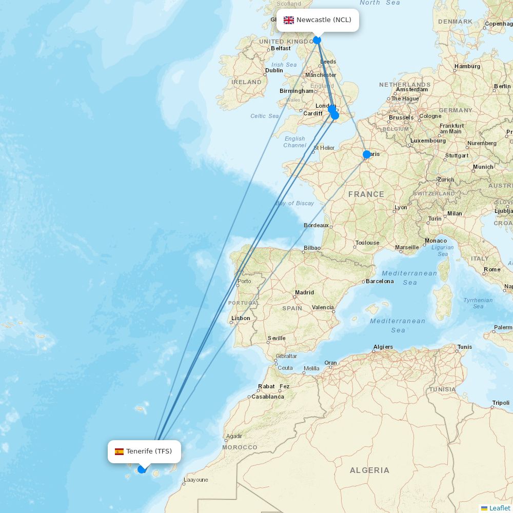 Jet2 routes 2025 – interactive map with all flights - Flight Routes