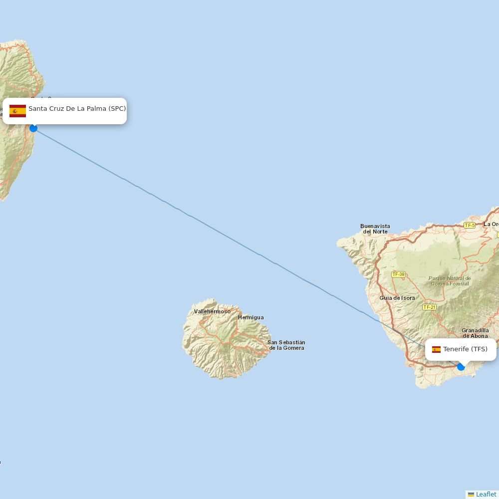 Binter Canarias routes 2025 – map with all flights - Flight Routes