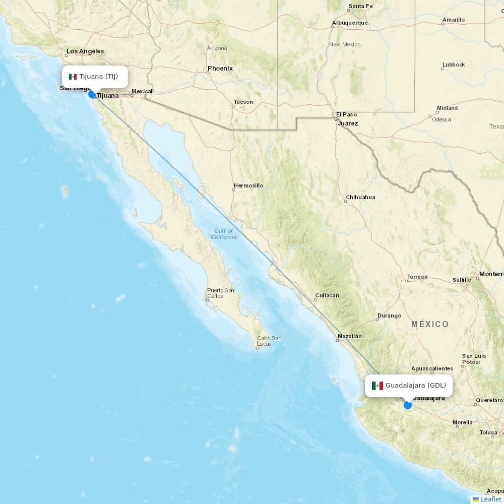 Volaris routes 2025 – interactive map with all flights - Flight Routes