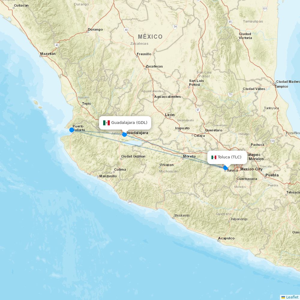 Volaris routes 2025 – interactive map with all flights - Flight Routes