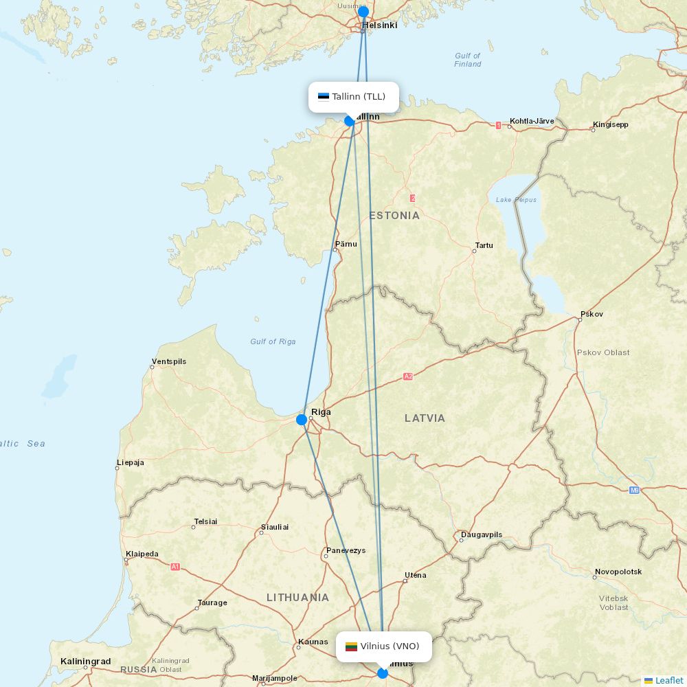Air Baltic routes 2025 – interactive map with all flights - Flight Routes