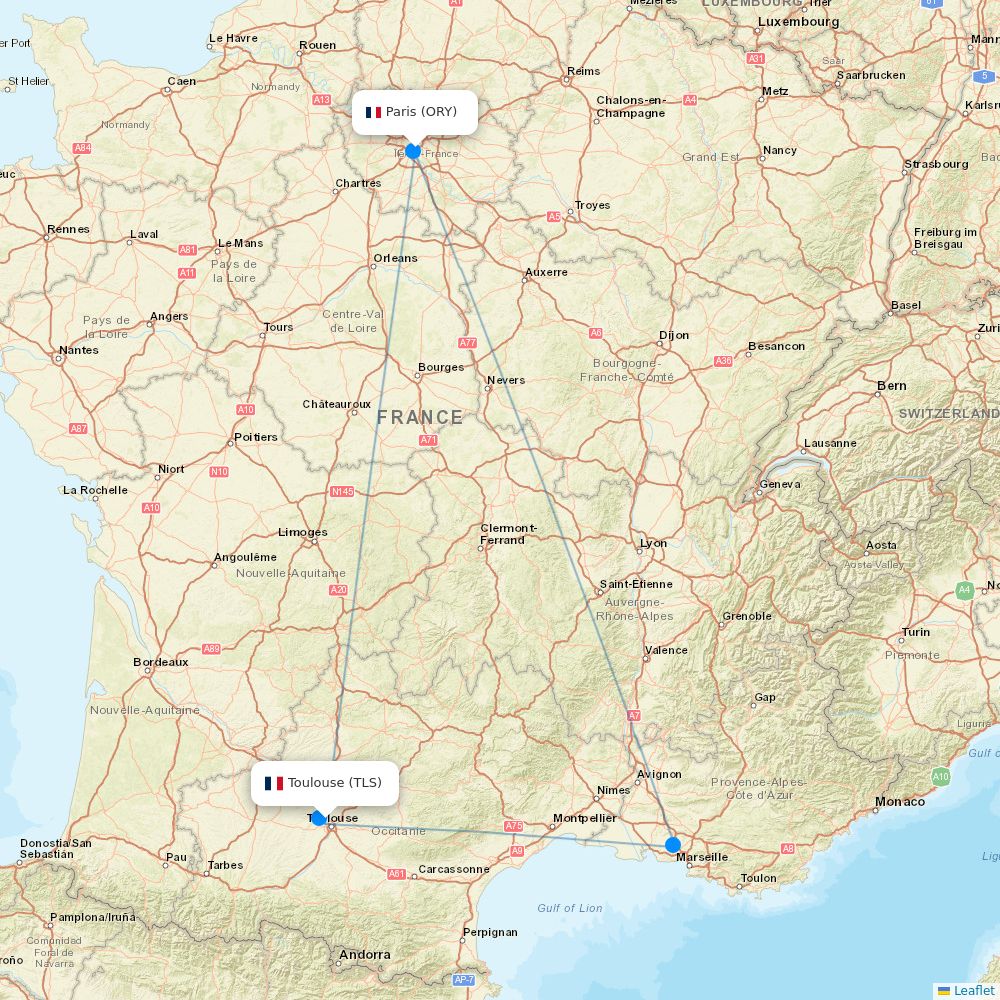 Air France routes 2025 – map with all flights - Flight Routes