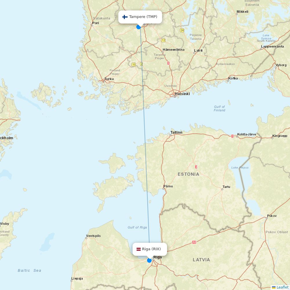 Air Baltic routes 2025 – interactive map with all flights - Flight Routes