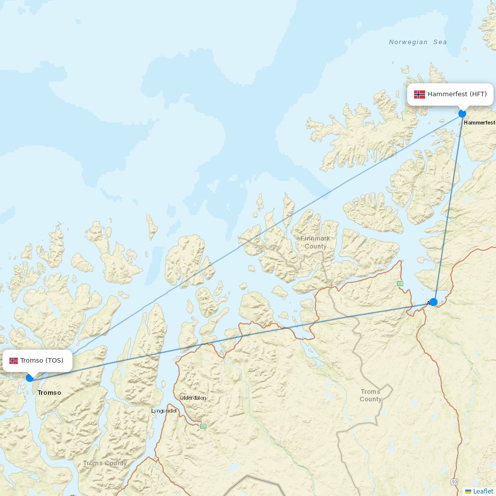 Wideroe routes 2025 – interactive map with all flights - Flight Routes