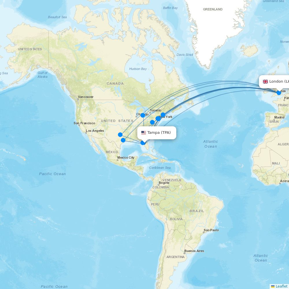 Virgin Atlantic routes 2025 – map with all flights - Flight Routes