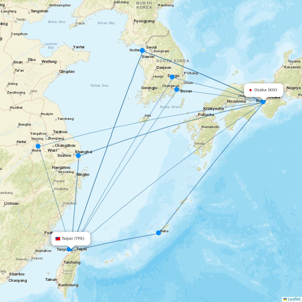 Tigerair Taiwan Airline Routes IT 2025 Map Flight Routes Tigerair Taiwan Airline Routes IT 2025 Map Flight Routes