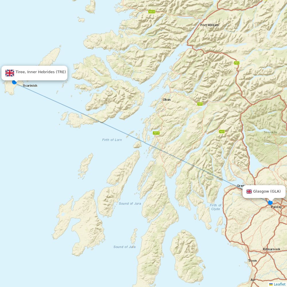 Loganair routes 2026 – interactive map with all flights - Flight Routes