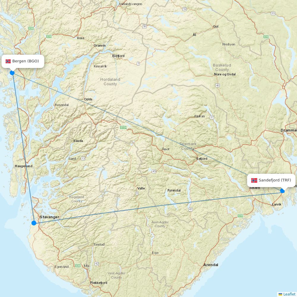 Wideroe routes 2025 – interactive map with all flights - Flight Routes