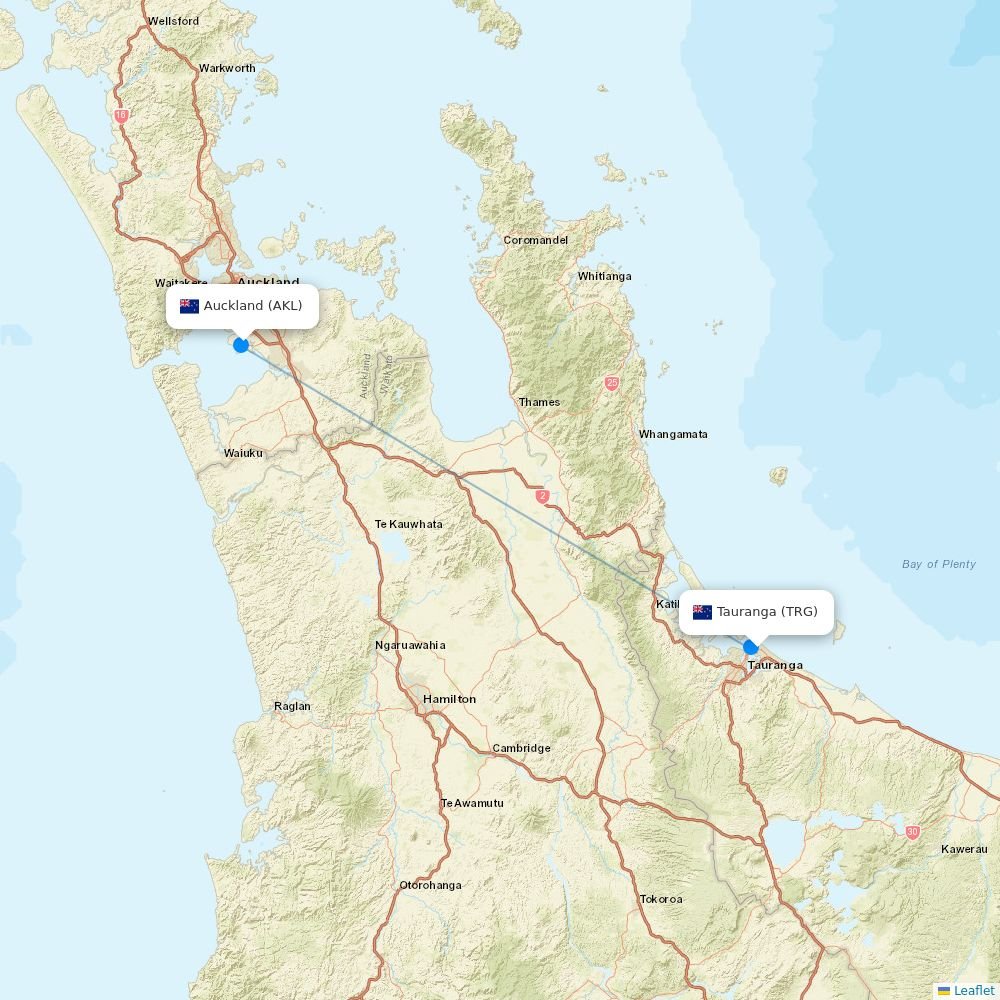 Air New Zealand routes 2026 – map with all flights - Flight Routes