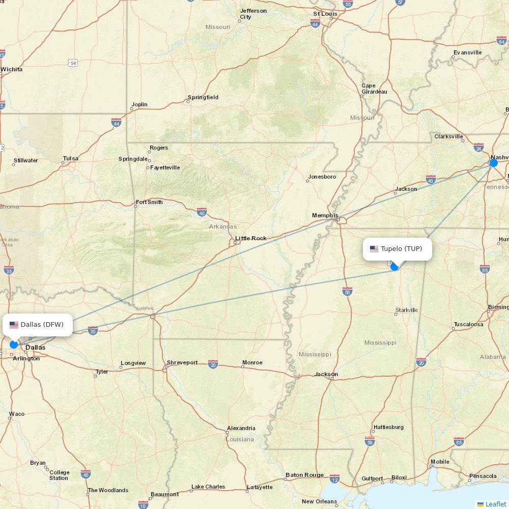 Contour Aviation airline routes (LF) 2025, map - Flight Routes