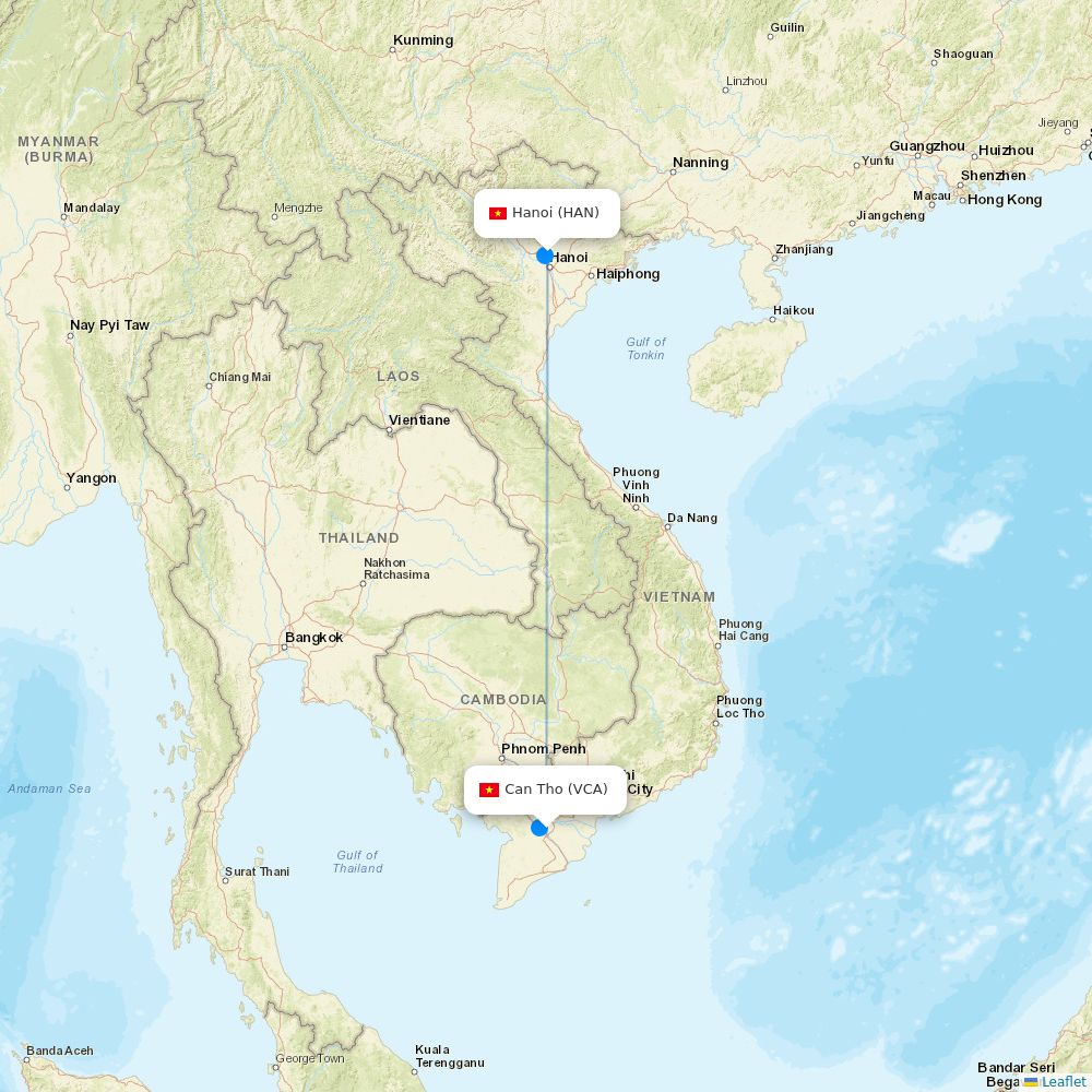 VietJet Air routes 2026 – interactive map with all flights - Flight Routes