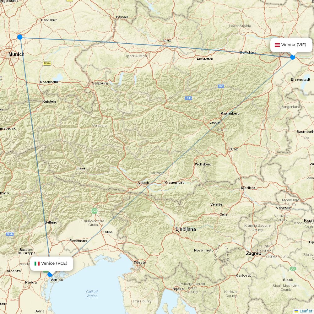 Austrian Airlines routes 2025 – map with all flights - Flight Routes