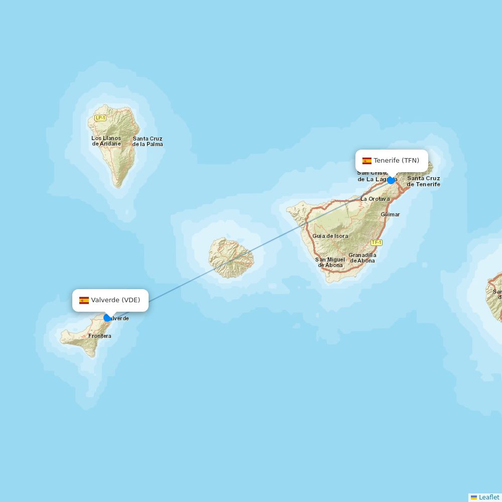 Binter Canarias routes 2025 – map with all flights - Flight Routes
