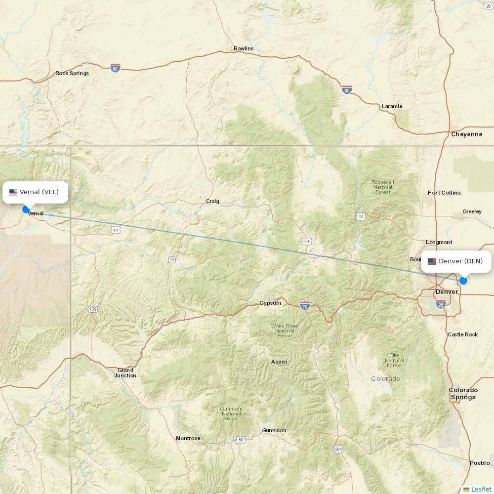 Contour Aviation airline routes (LF) 2026, map - Flight Routes