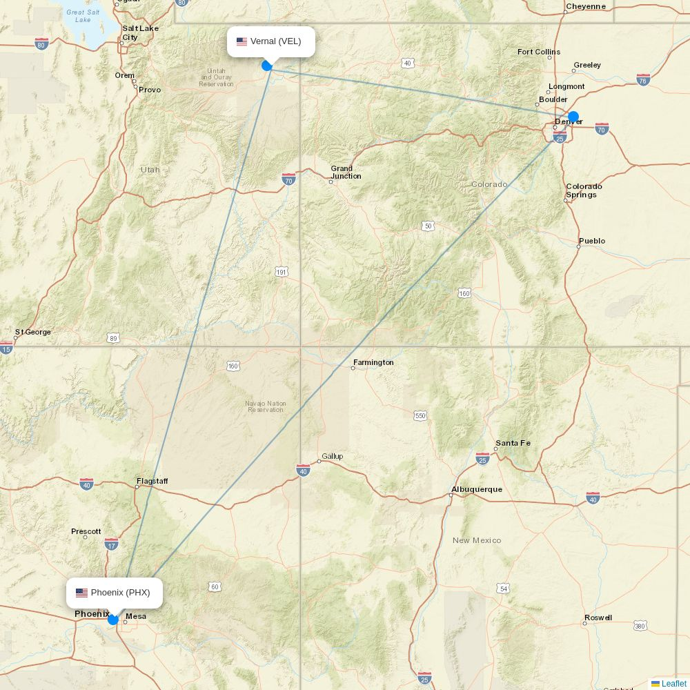 Contour Aviation airline routes (LF) 2026, map - Flight Routes