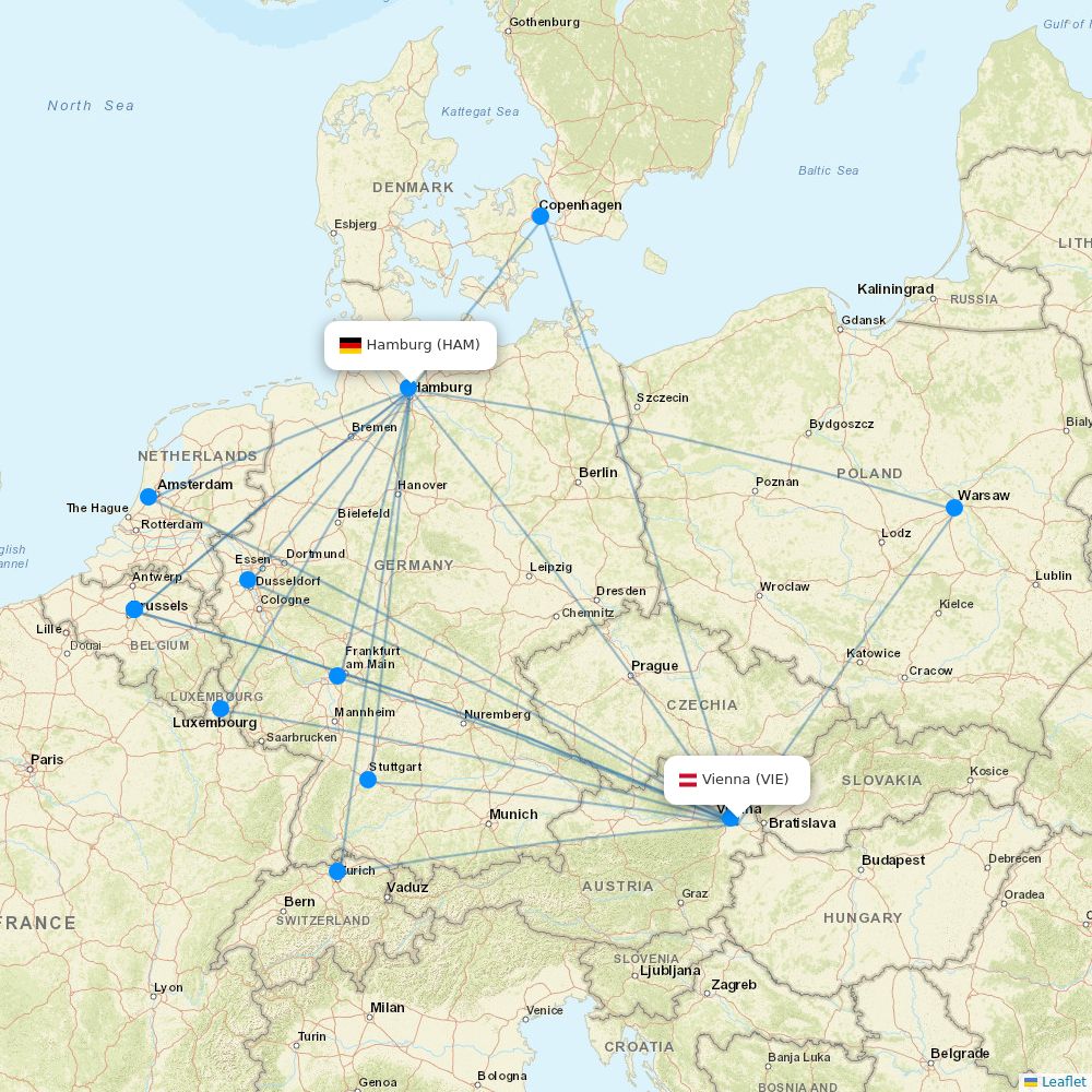 Eurowings routes 2025 – interactive map with all flights - Flight Routes