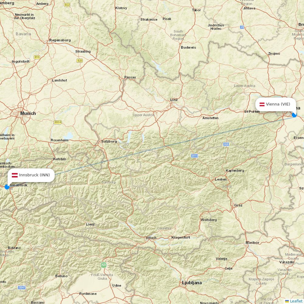 Austrian Airlines routes 2026 – map with all flights - Flight Routes