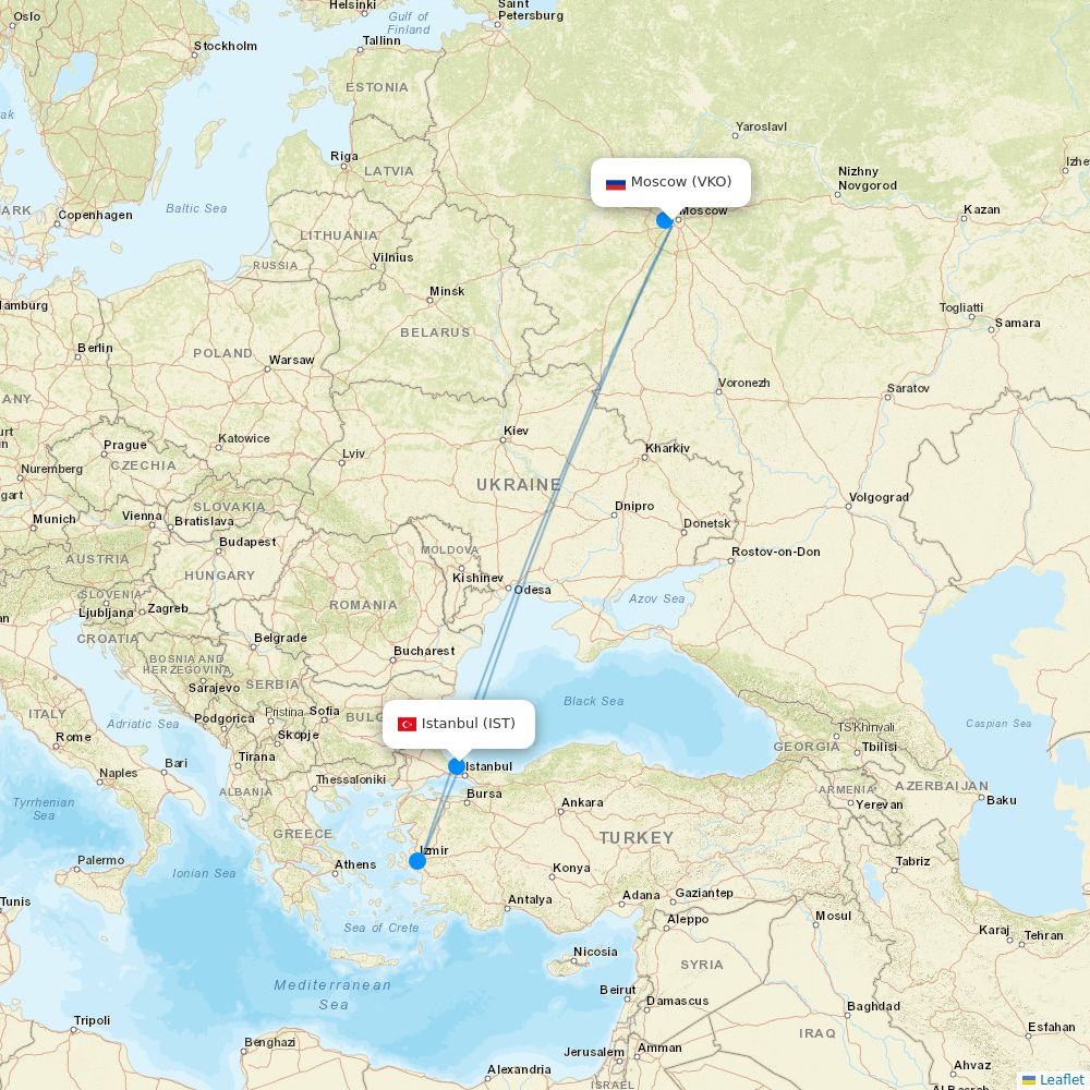 Turkish Airlines routes 2025 – map with all flights - Flight Routes