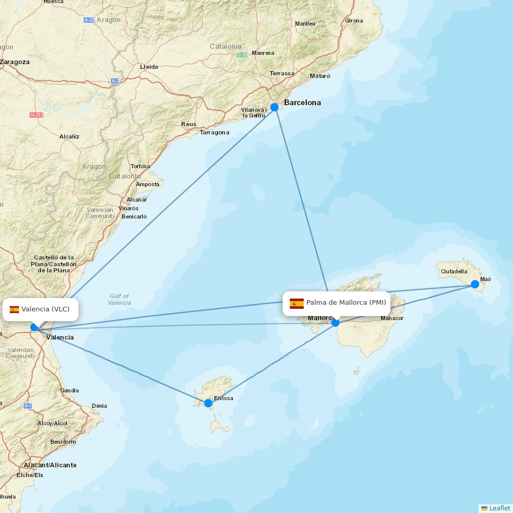 Air Europa routes 2025 – map with all flights - Flight Routes