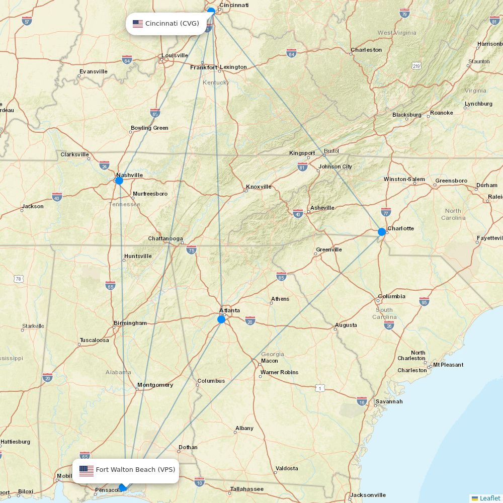 Allegiant Air routes 2025 – map with all flights - Flight Routes