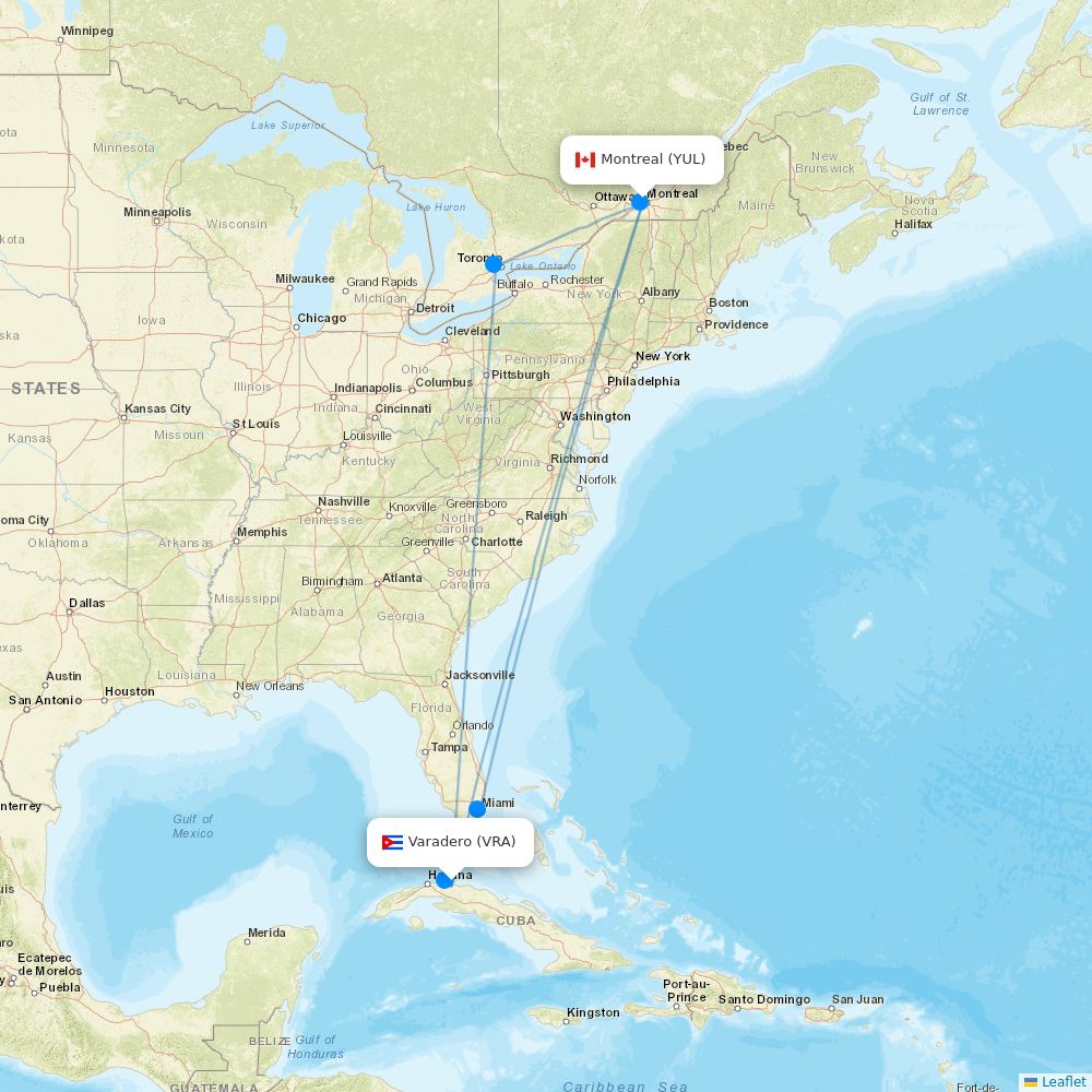 Air Transat routes 2026 – interactive map with all flights - Flight Routes