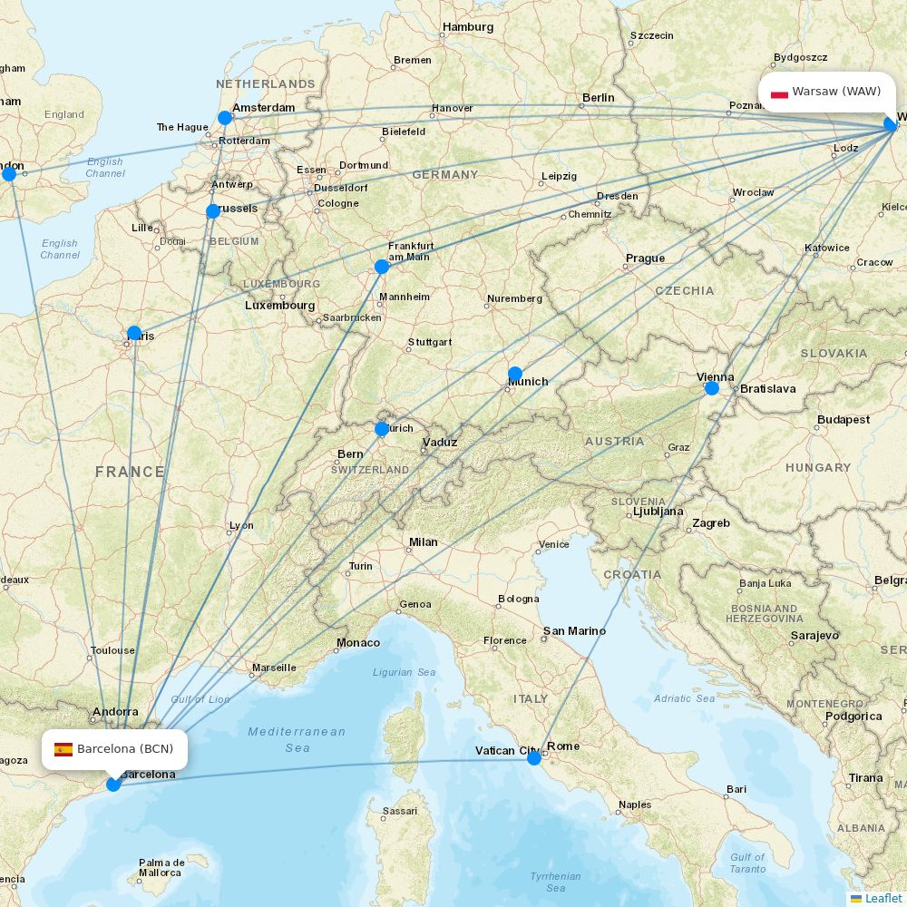 Wizz Air routes 2025 – interactive map with all flights - Flight Routes