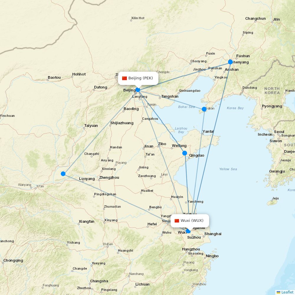 Shenzhen Airlines routes 2025 – map with all flights - Flight Routes