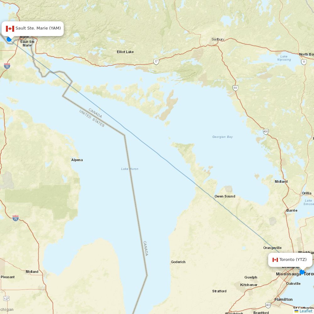 Porter Airlines routes 2025 – map with all flights - Flight Routes