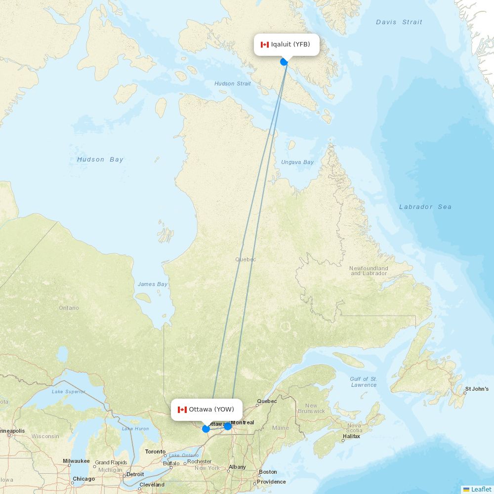 Canadian North routes 2025 – map with all flights - Flight Routes