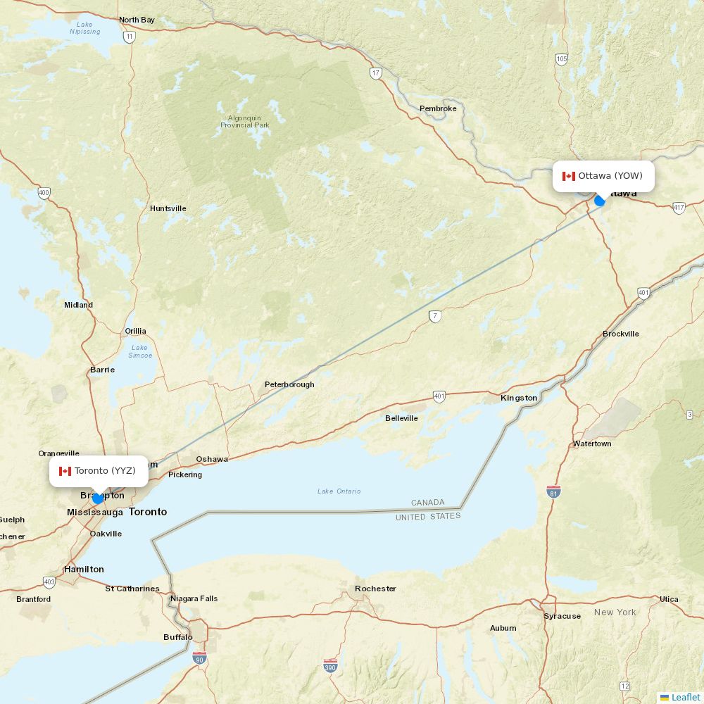 Air Canada routes 2026 – interactive map with all flights - Flight Routes