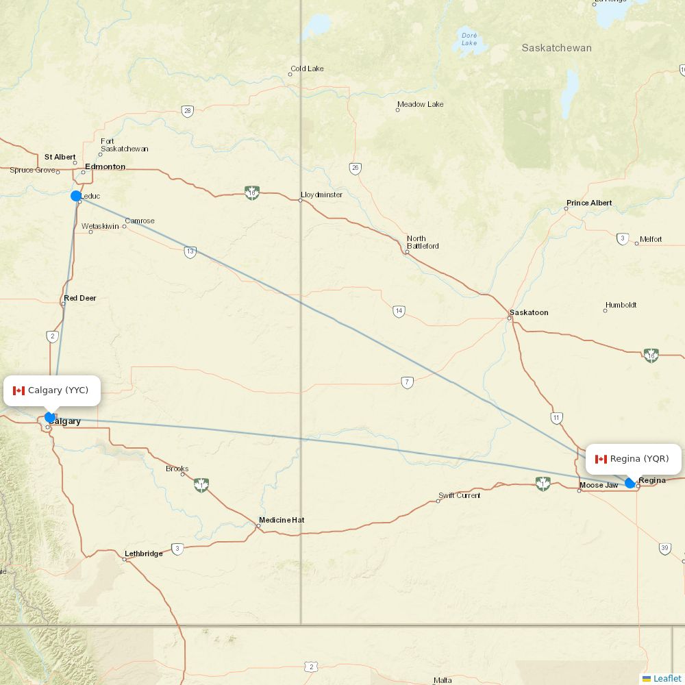 WestJet Airlines routes 2025 – map with all flights - Flight Routes