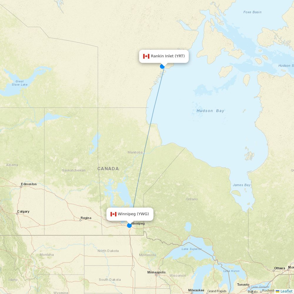 Canadian North routes 2025 – map with all flights - Flight Routes