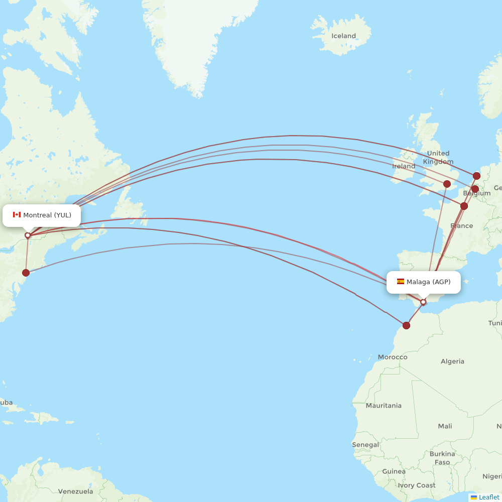 Air Transat routes 2025 – interactive map with all flights - Flight Routes