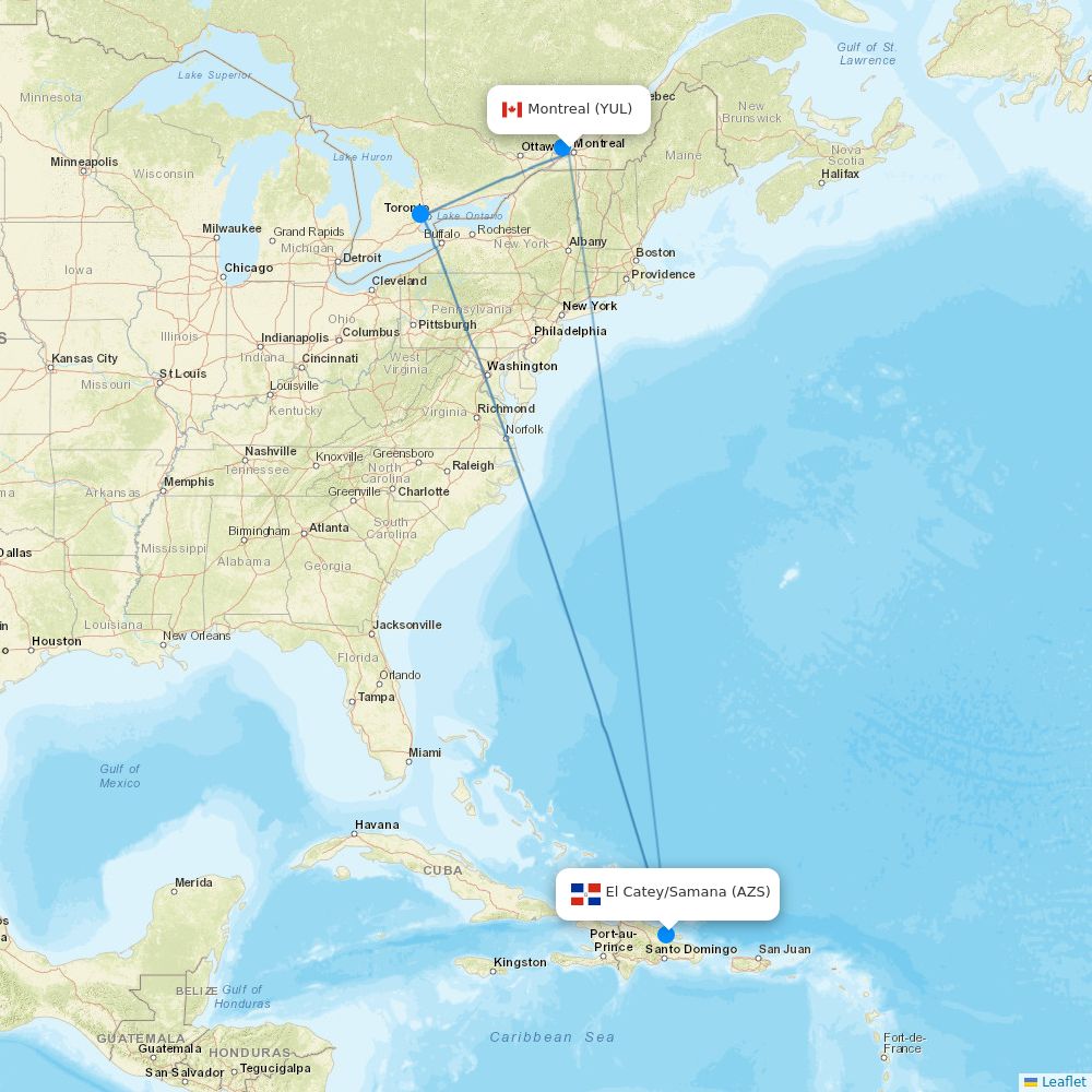 Air Transat routes 2026 – interactive map with all flights - Flight Routes