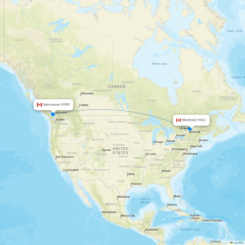 Air Canada routes 2026 – interactive map with all flights - Flight Routes