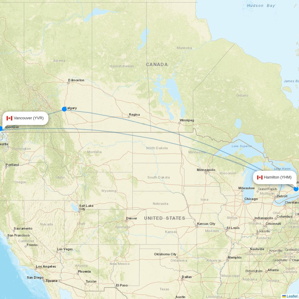 Porter Airlines routes 2025 – map with all flights - Flight Routes