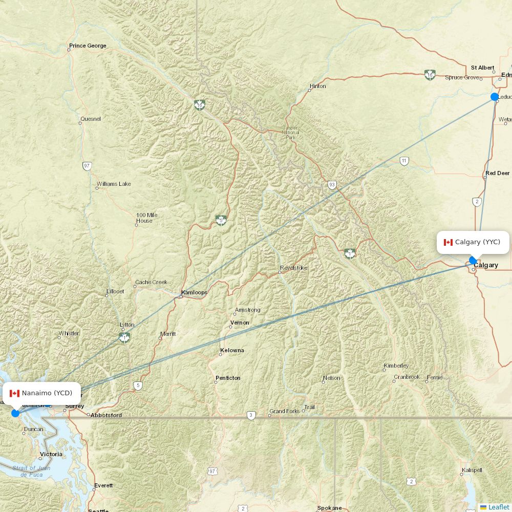 WestJet Airlines routes 2025 – map with all flights - Flight Routes