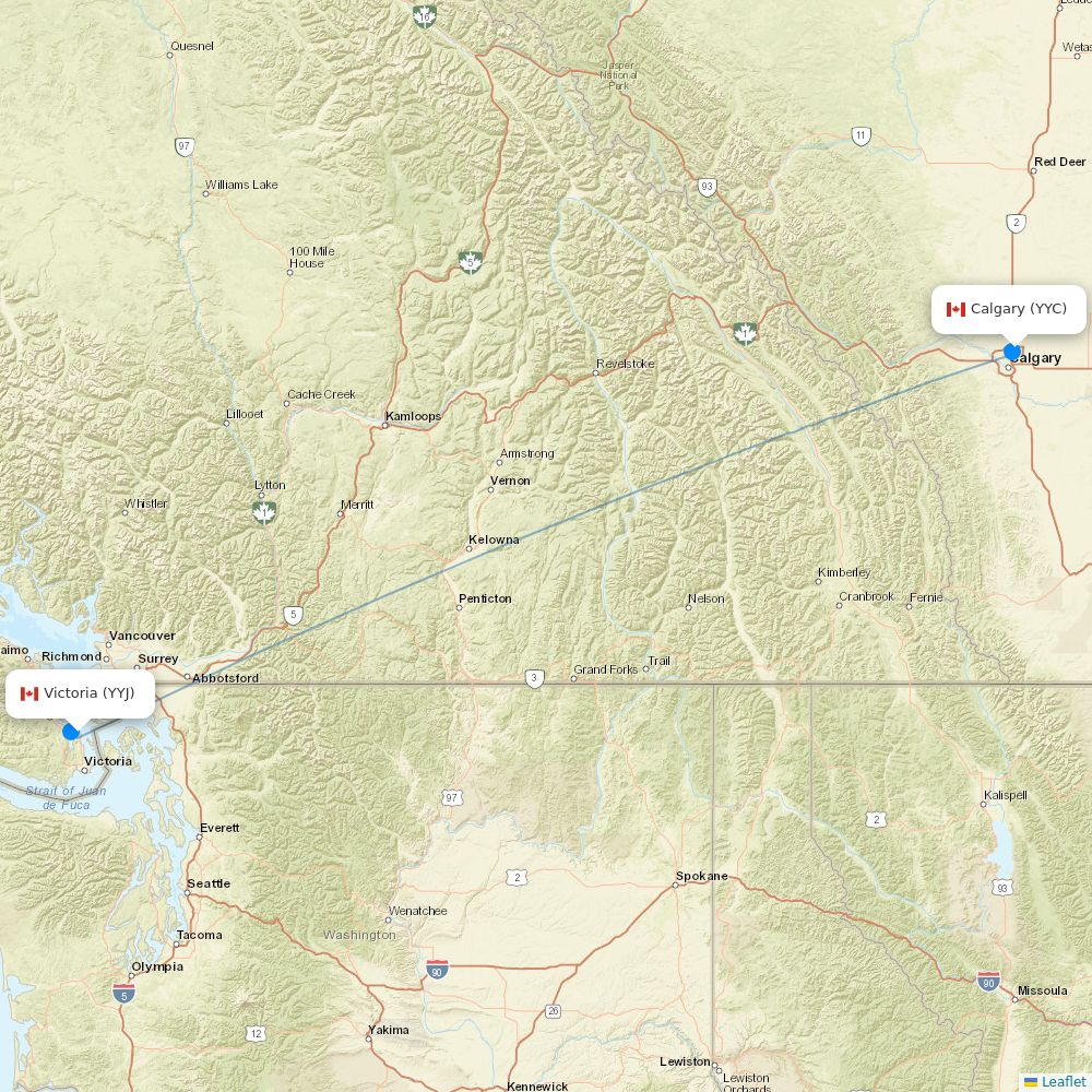 WestJet Airlines routes 2025 – map with all flights - Flight Routes