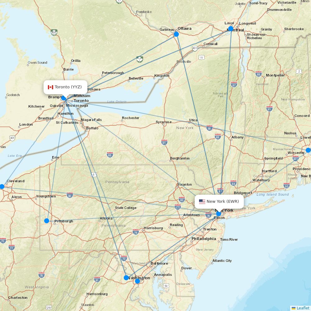 United Airlines routes 2025 – map with all flights - Flight Routes